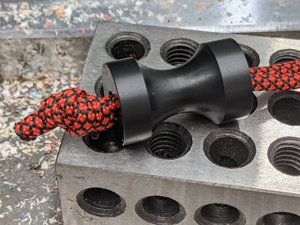 Large Spool Delrin (Acetal) Lanyard Bead and a Free Paracord Lanyard ...